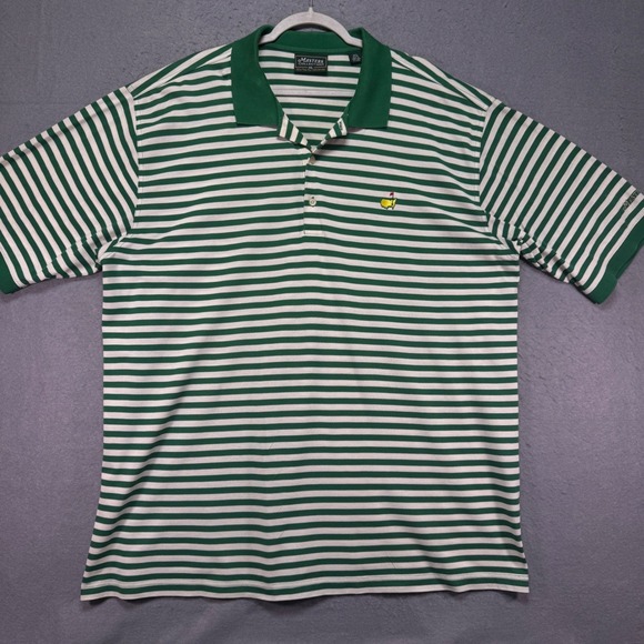 Masters Collection | Shirts | Masters Collection Mens Green White ...